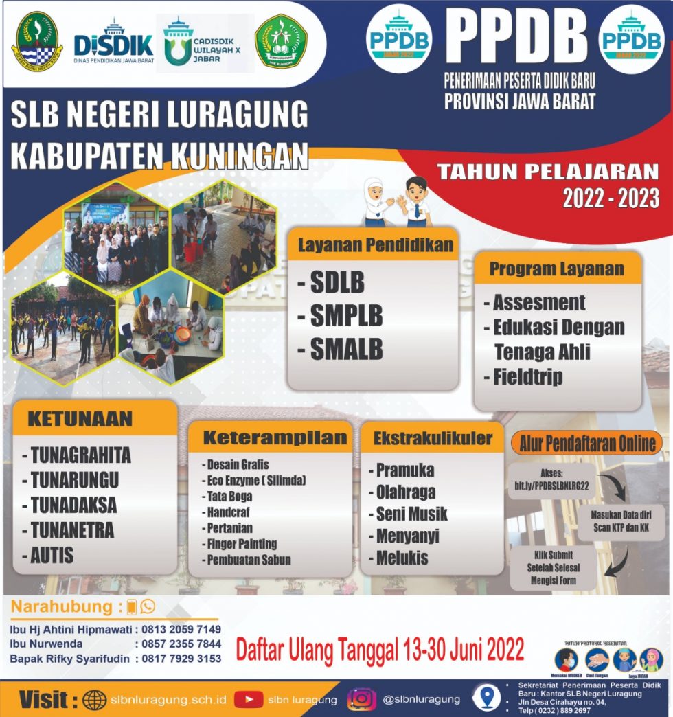 PENERIMAAN PESERTA DIDIK BARU (PPDB) TA 2025/2026 | SLB Negeri Luragung ...